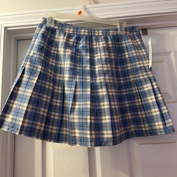 Urban Outfitters | Skirts | Blue Plaid Skirt | Poshmark